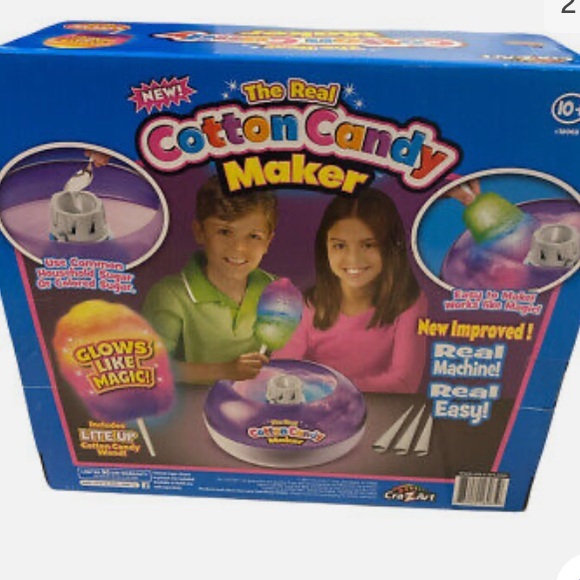 Toys | Crazart The Real Cotton Candy Maker Machine Toy Lite Up Cotton ...